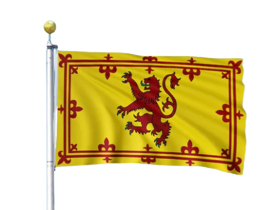 Lion Rampant Flag 5ft x 3ft - Scottish Retail